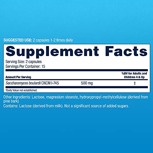 Saccharomyces boulardii probiotic formula