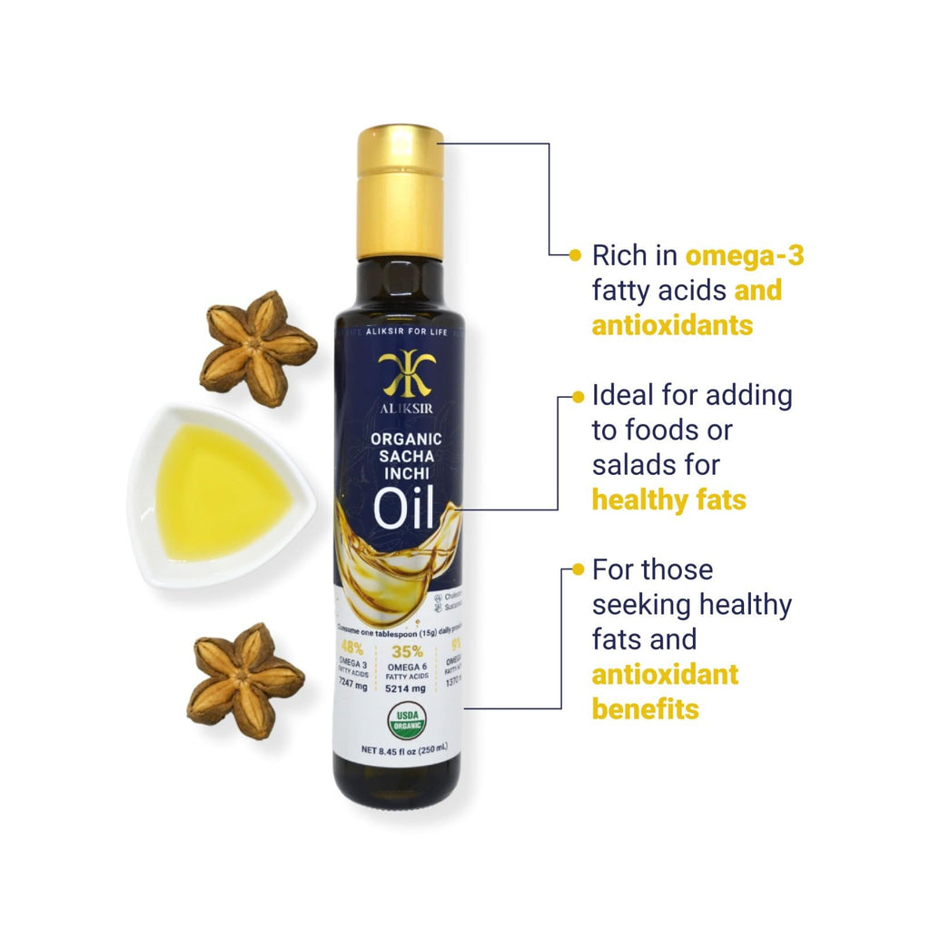 Sacha Inchi oil for boosting energy