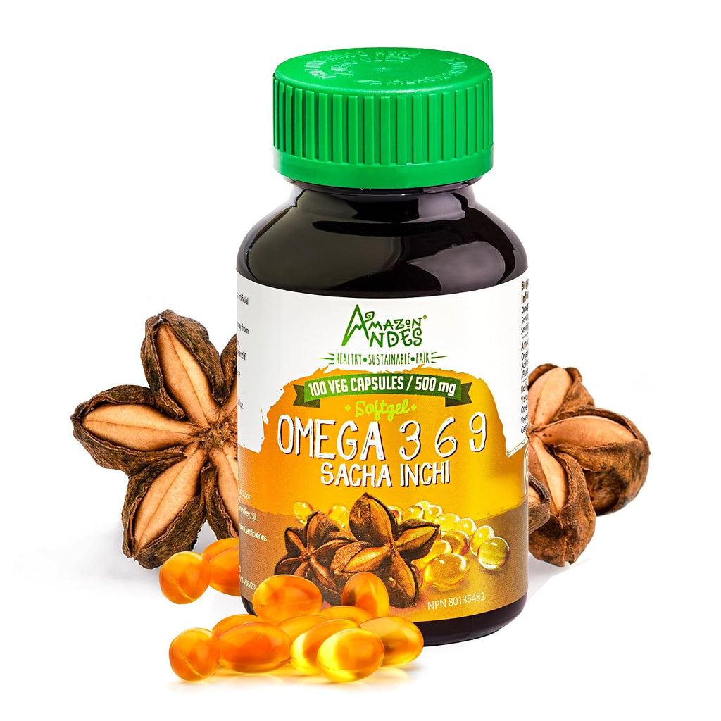 Sacha Inchi Oil softgels for omega benefits