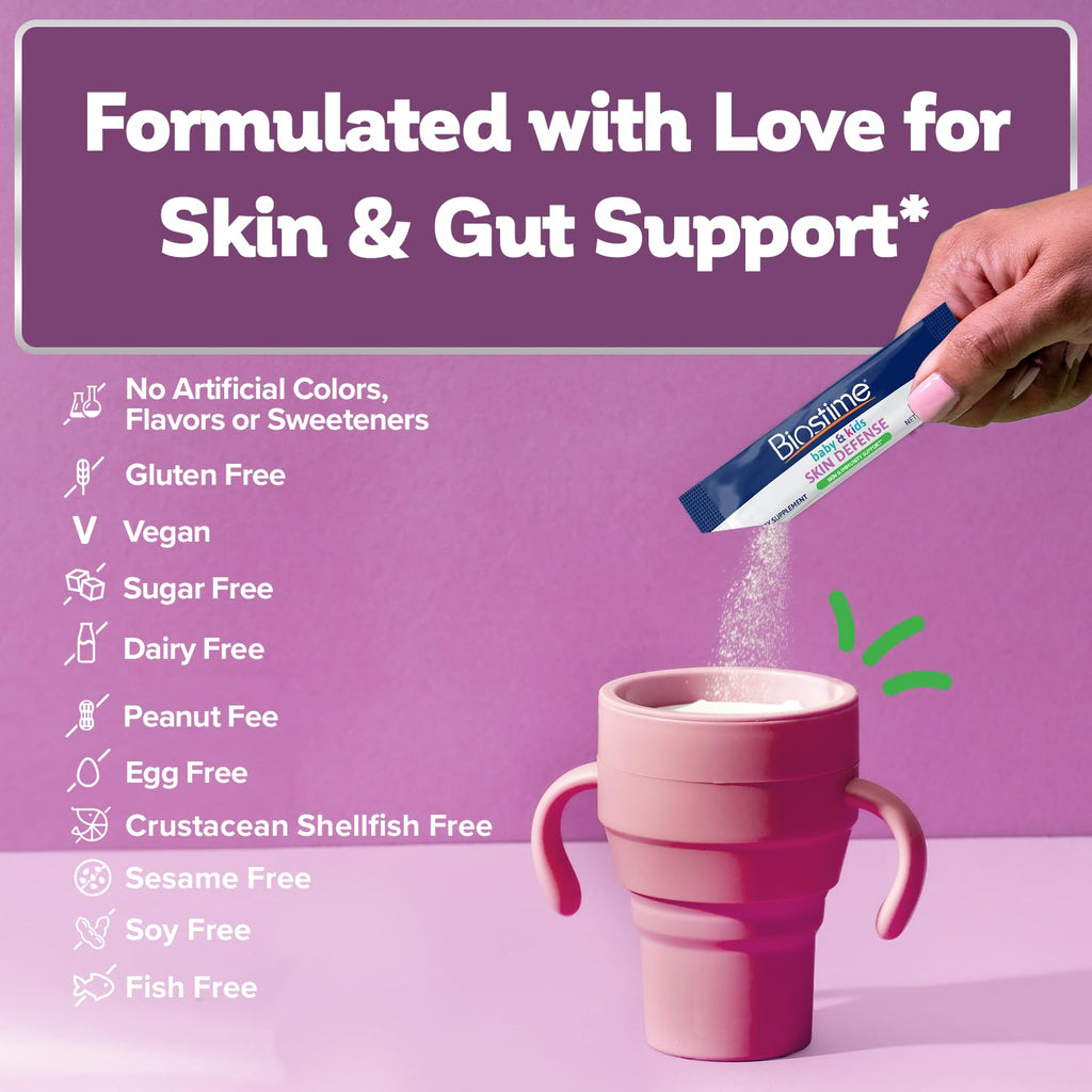 sachets of kids probiotic convenience