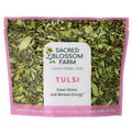 Sacred Blossom Farm Tulsi herbal tea benefits