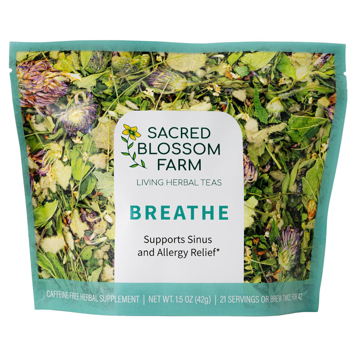Sacred Blossom herbal tea for relaxation