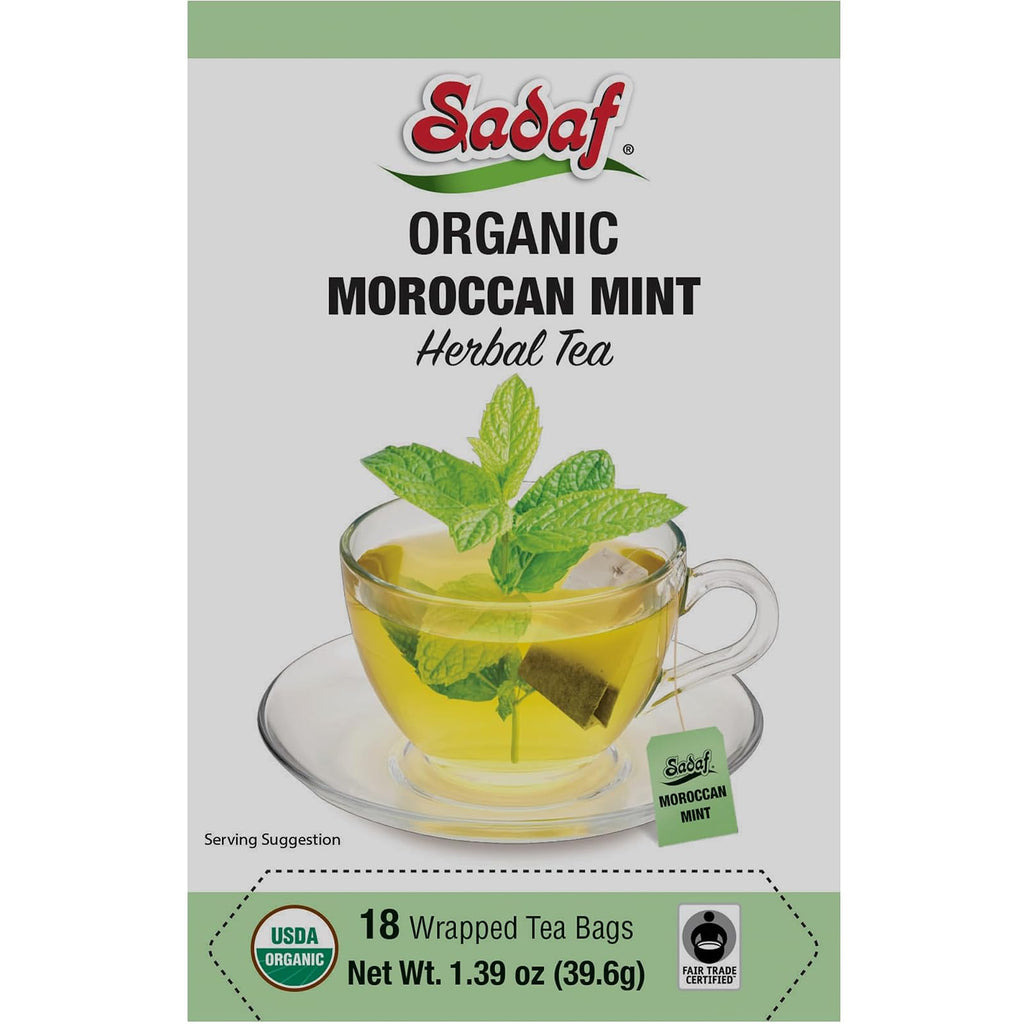 Sadaf organic Moroccan mint tea bags