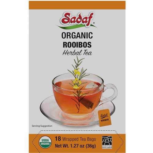Sadaf organic rooibos tea bags