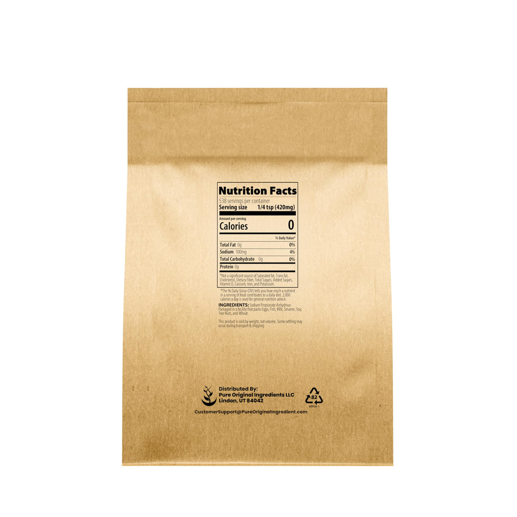 safe food additive sodium propionate