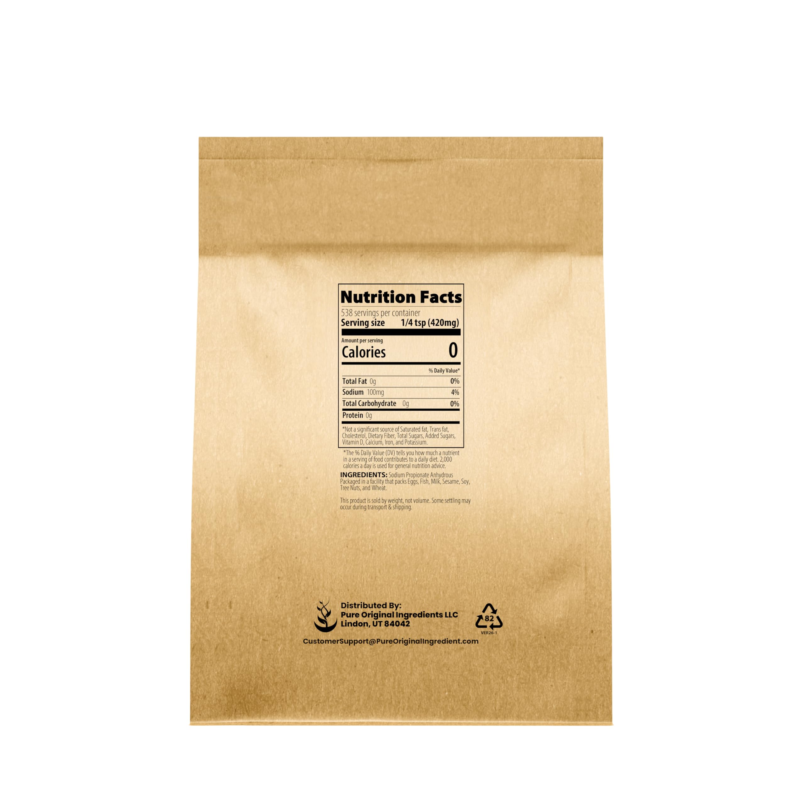 safe food additive sodium propionate