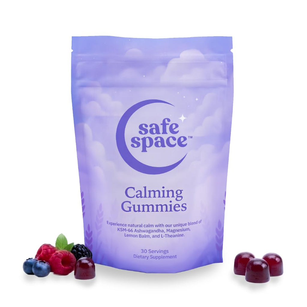 Safe Space calming gummies for stress relief