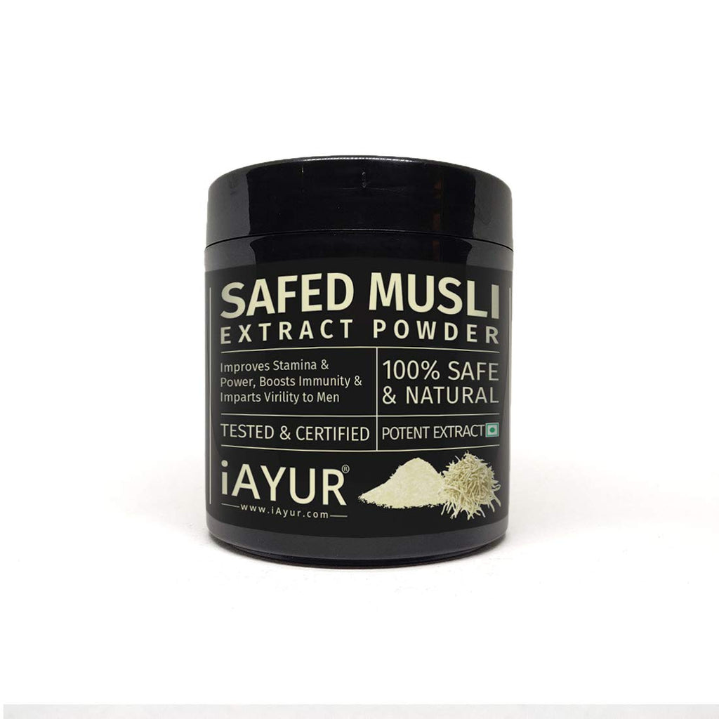 safed musli extract herbal supplement