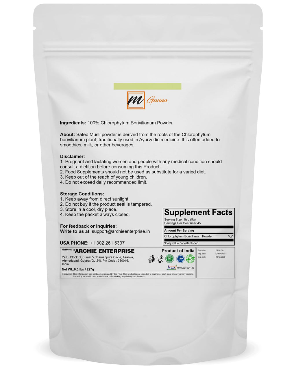 safed musli for enhanced wellness