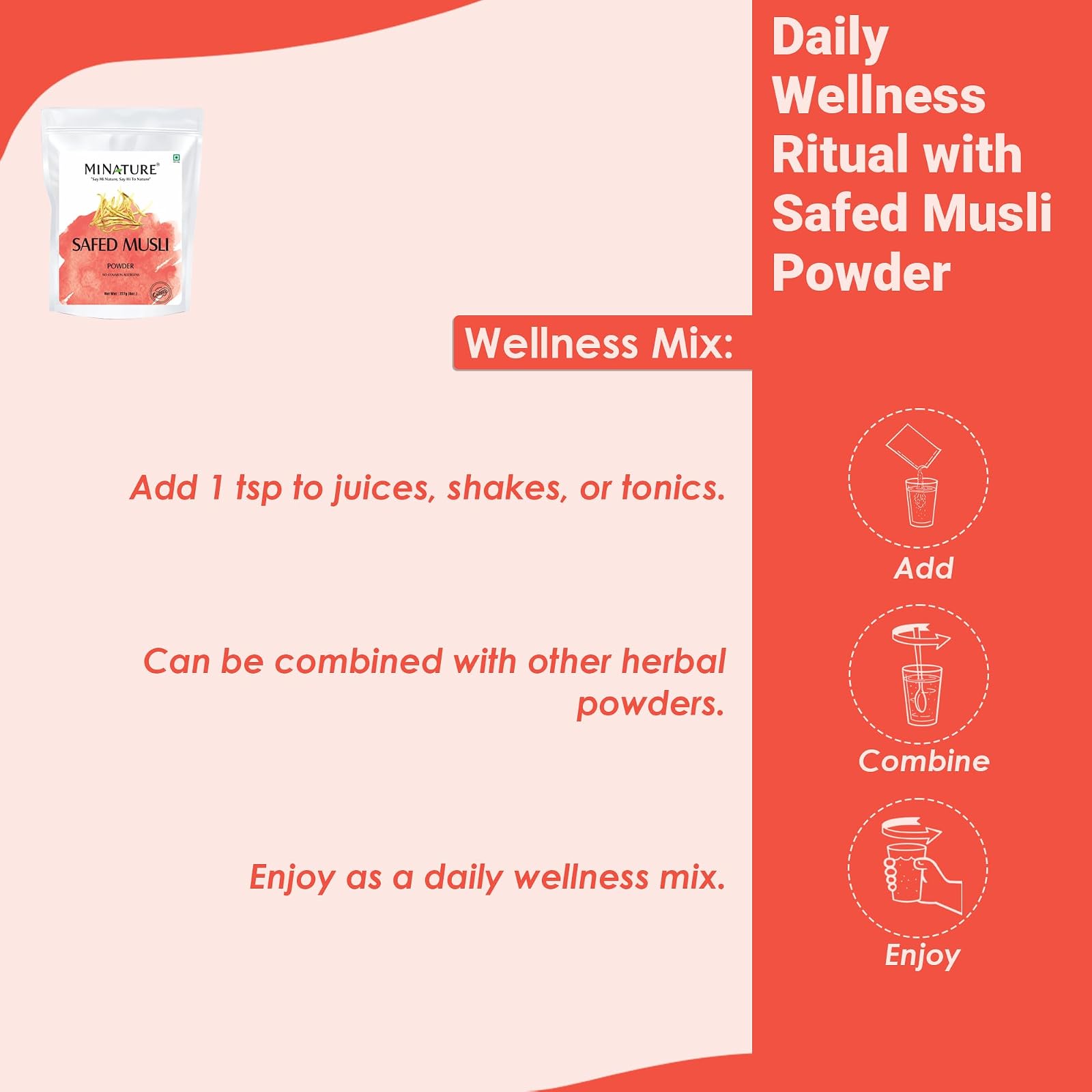 safed musli powder for vitality