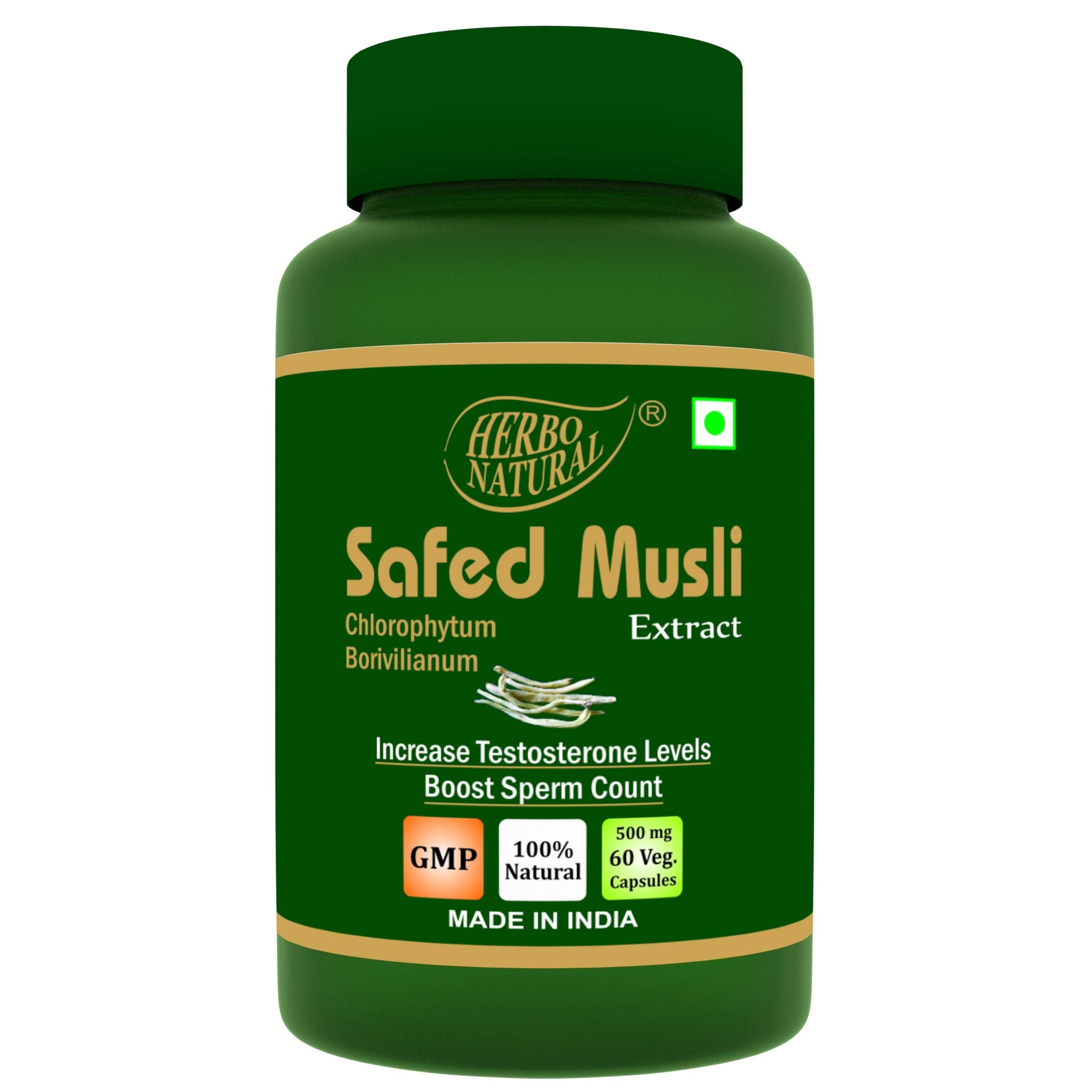 Safed Musli Root capsules for energy