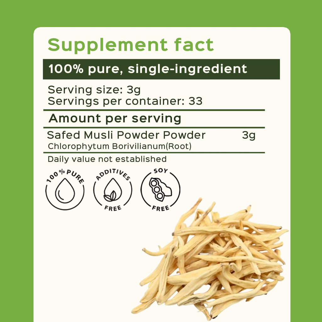 Safed Musli root for wellness