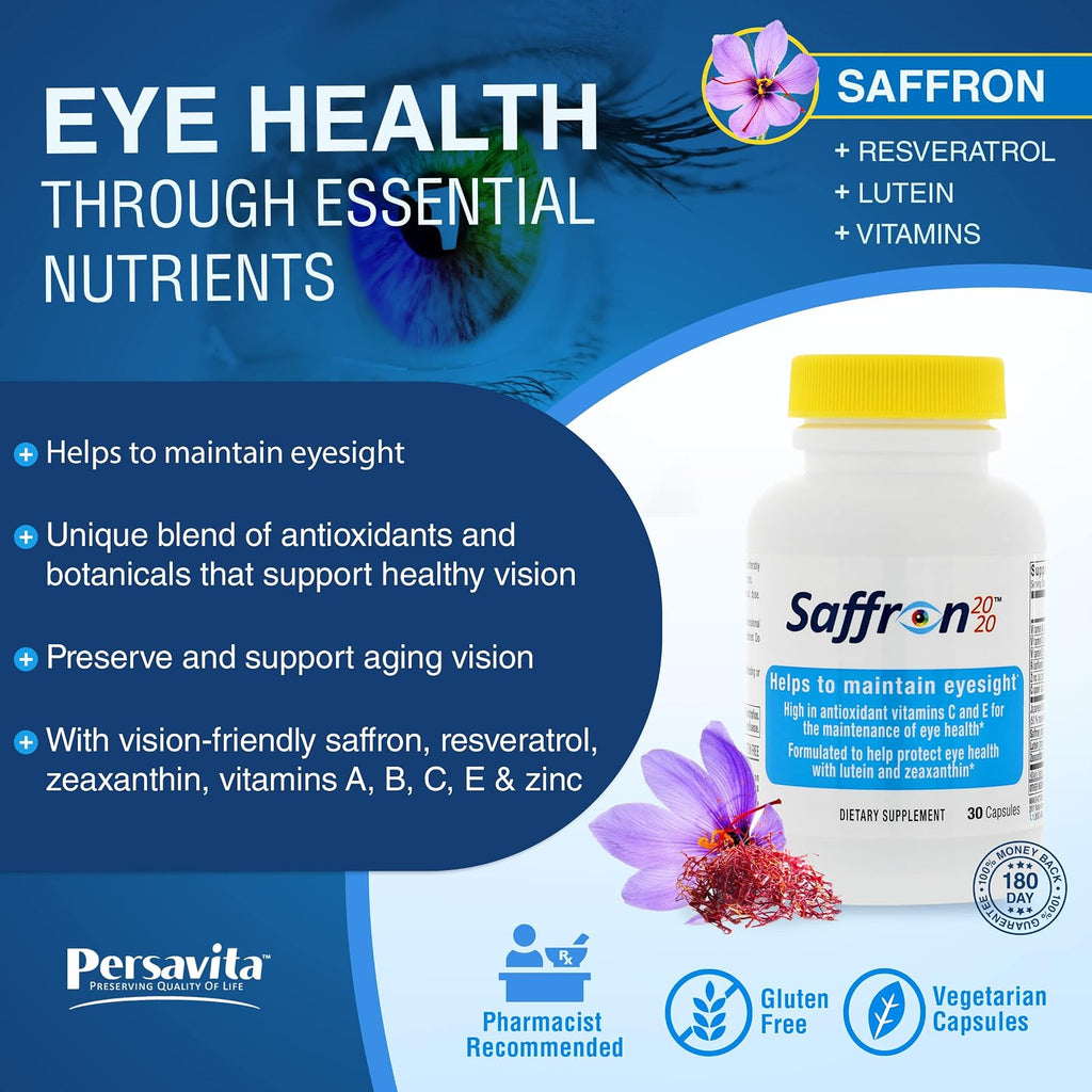 Saffron 2020 multivitamin for seniors