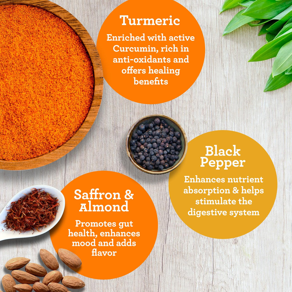 saffron almond turmeric sachets