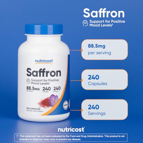 saffron capsules for improved mood
