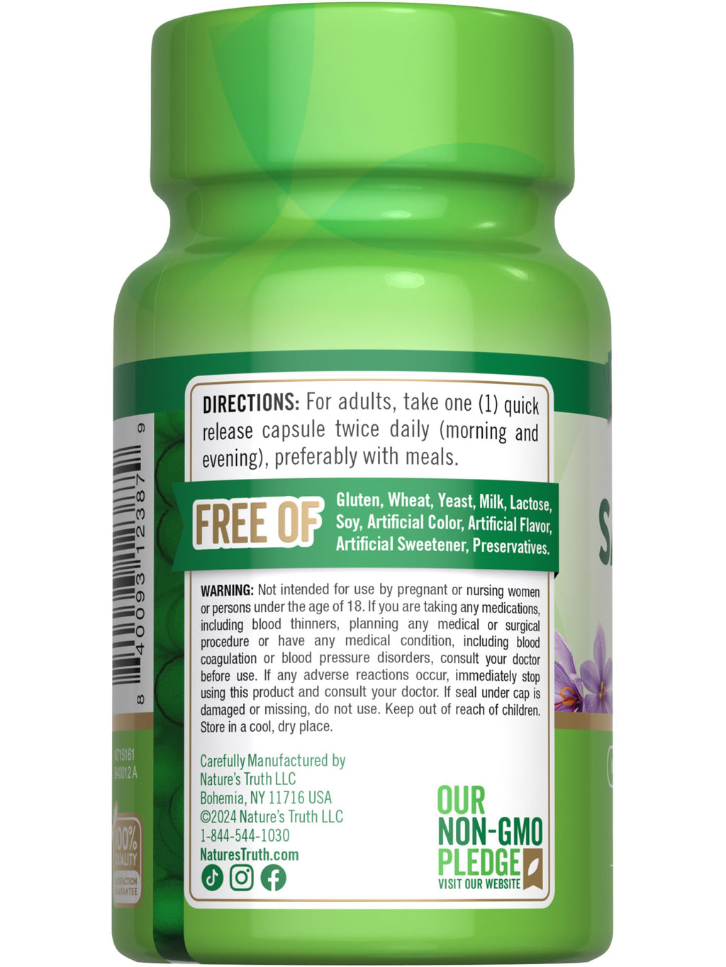 saffron capsules for overall health