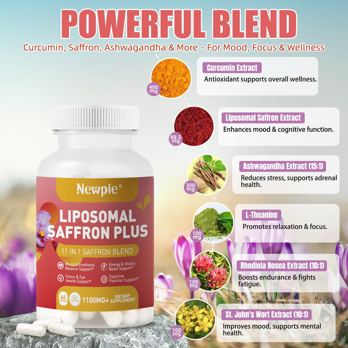 saffron capsules for stress relief