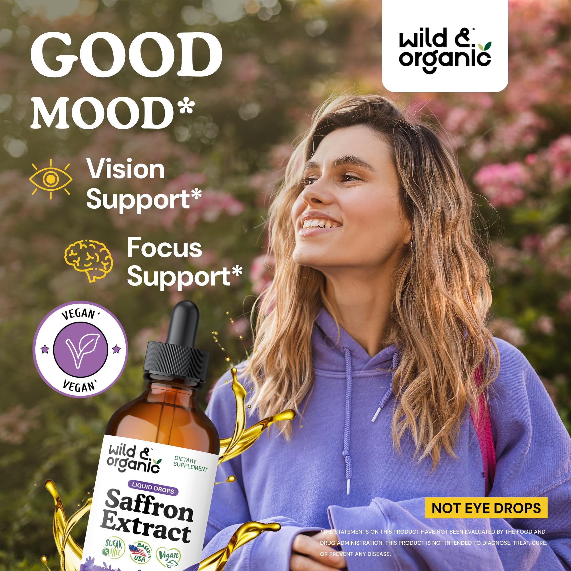 saffron drops for enhanced focus