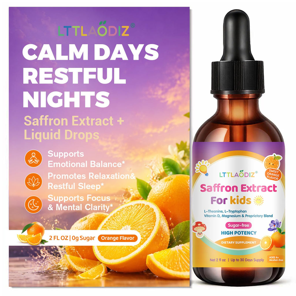 Saffron drops for kids health