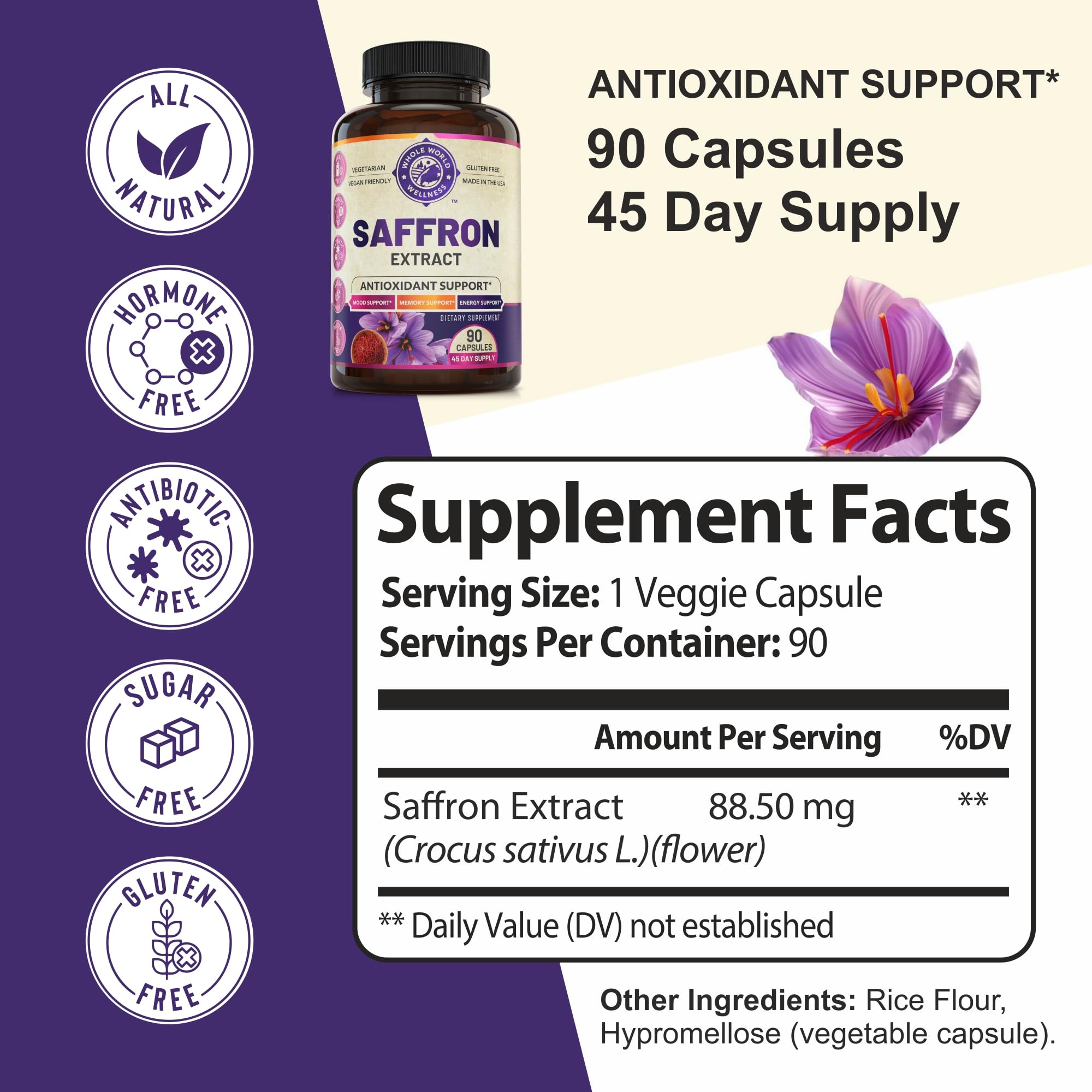 saffron extract for stress relief