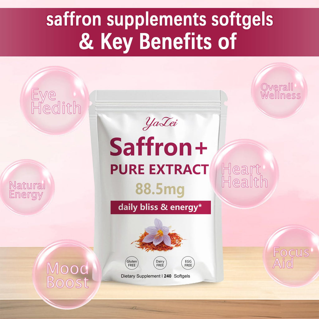 Saffron extract for stress relief