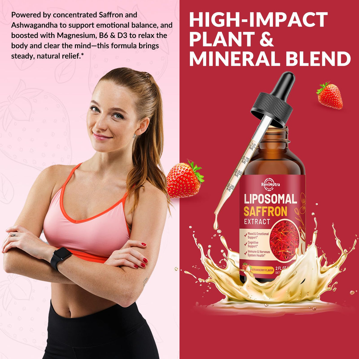 Saffron extract multivitamin for seniors