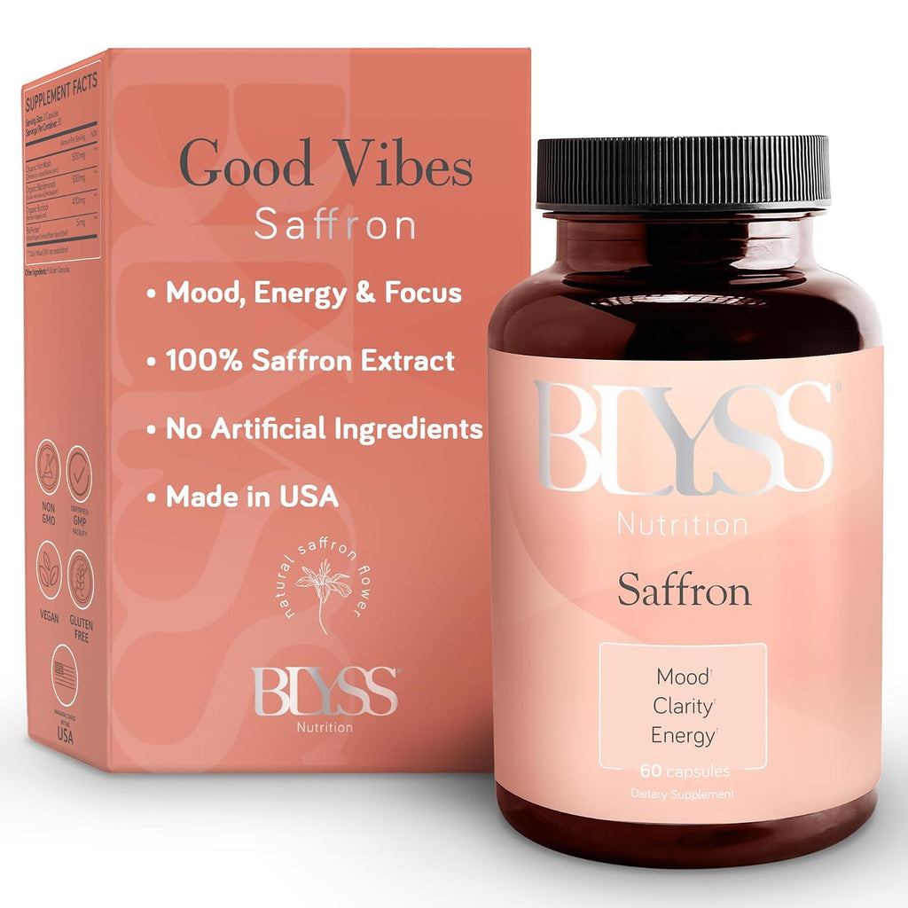 Saffron extract multivitamins for wellness