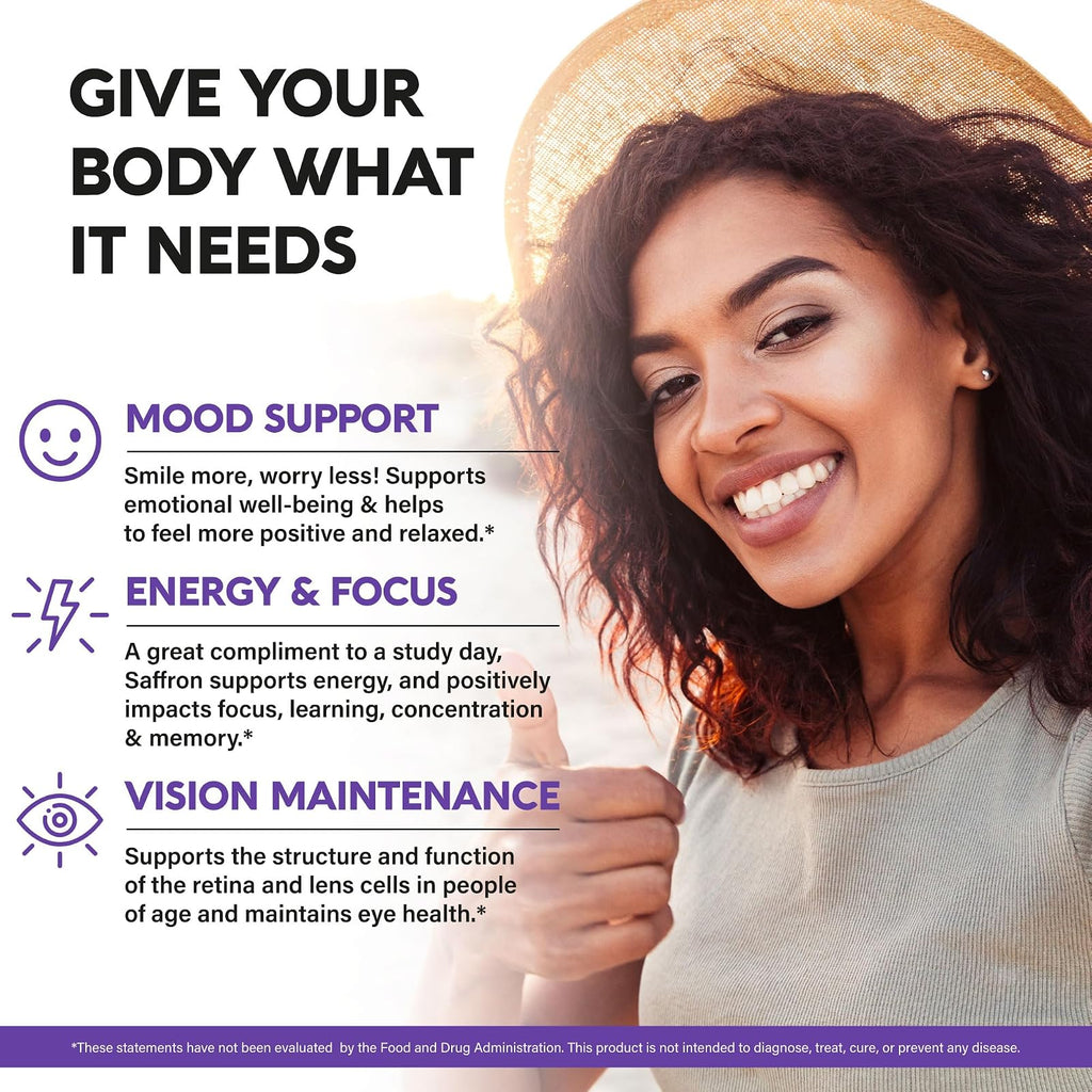 Saffron extract multivitamins for women