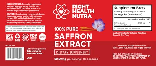 saffron for overall health support