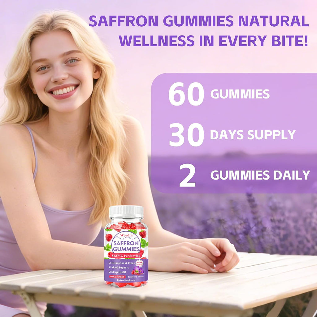 Saffron gummies for better sleep