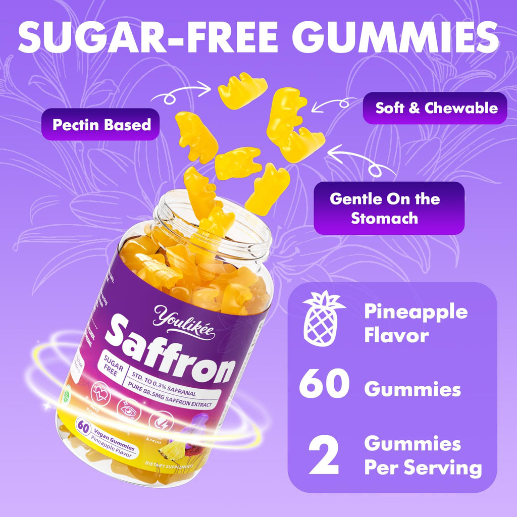 Saffron gummies for better sleep