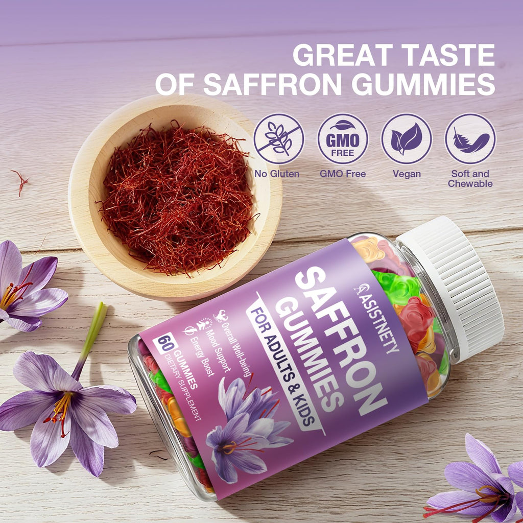 Saffron gummies for better sleep