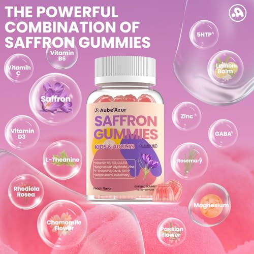 saffron gummies for children's wellness