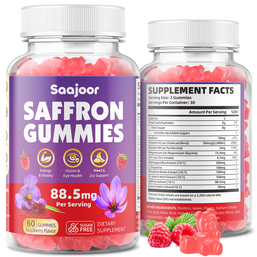 Saffron gummies for daily wellness