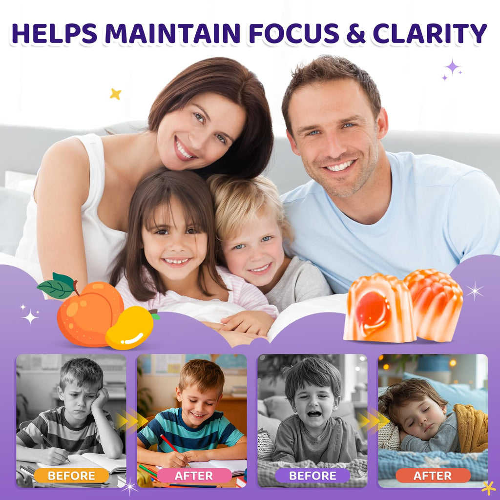 Saffron gummies for enhanced focus
