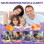 Saffron gummies for enhanced focus