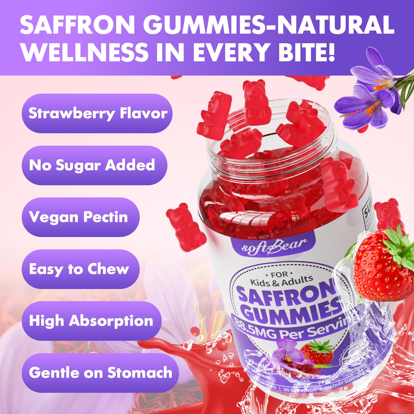 saffron gummies for healthy kids