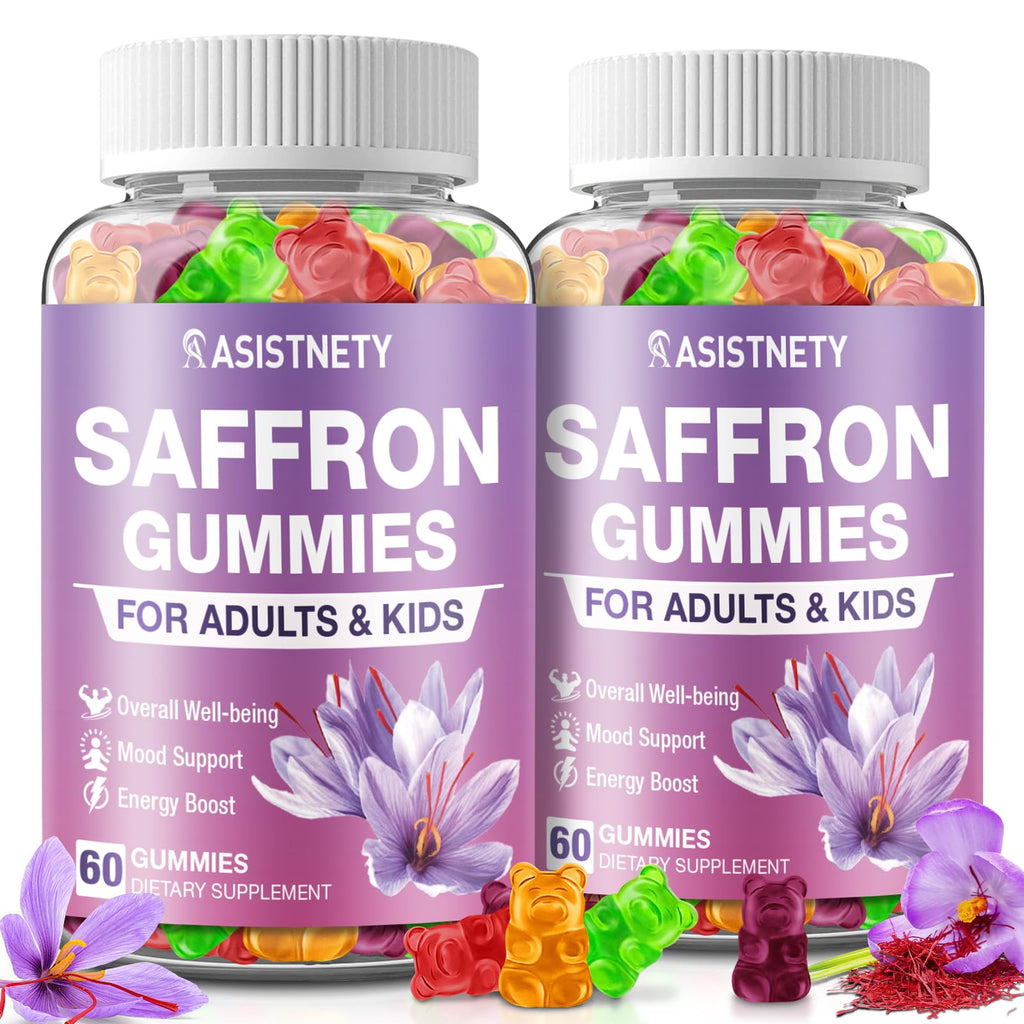 Saffron gummies for mood support