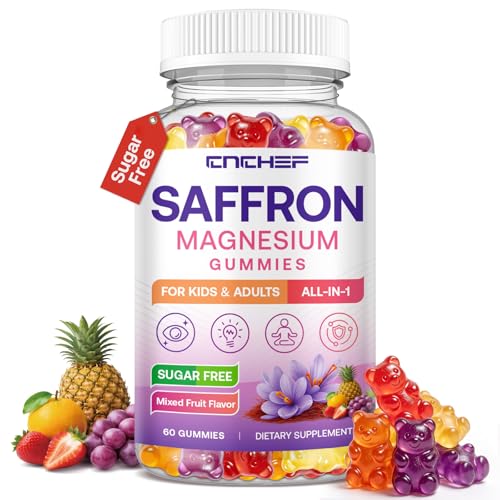 Saffron gummies for mood support