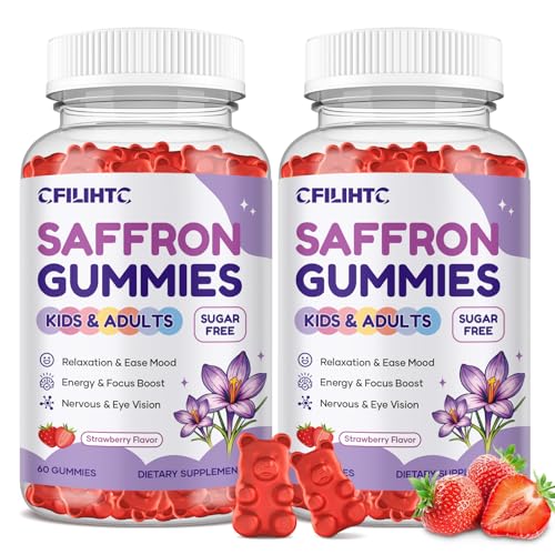 Saffron gummies for mood support