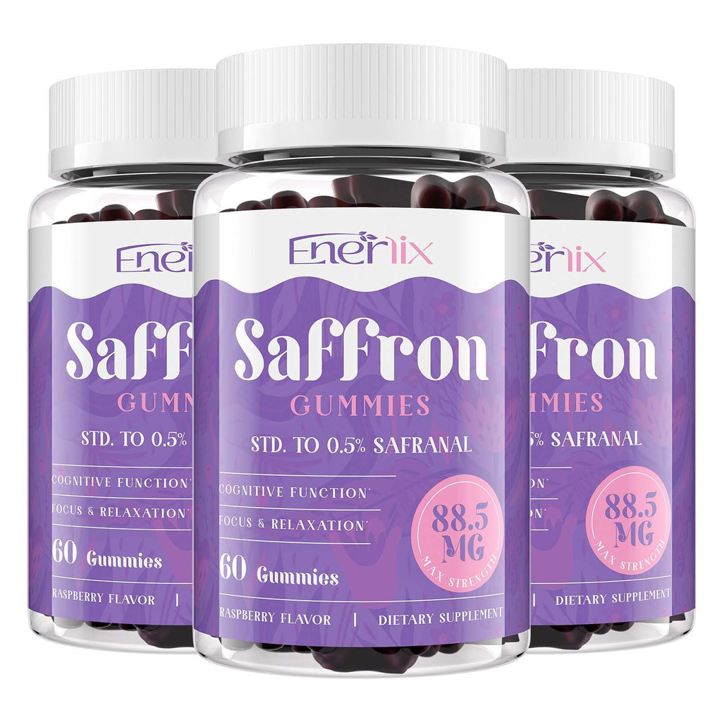 Saffron gummies for mood support