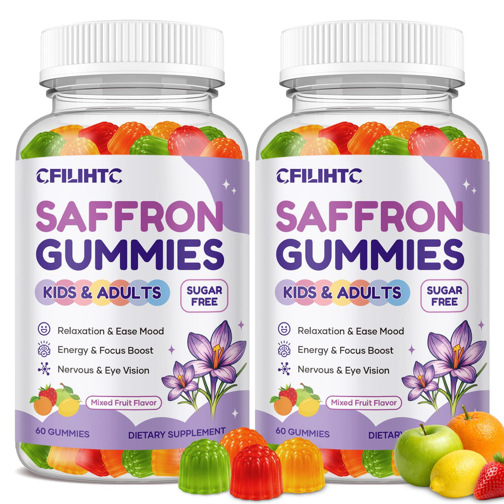 Saffron gummies for mood support