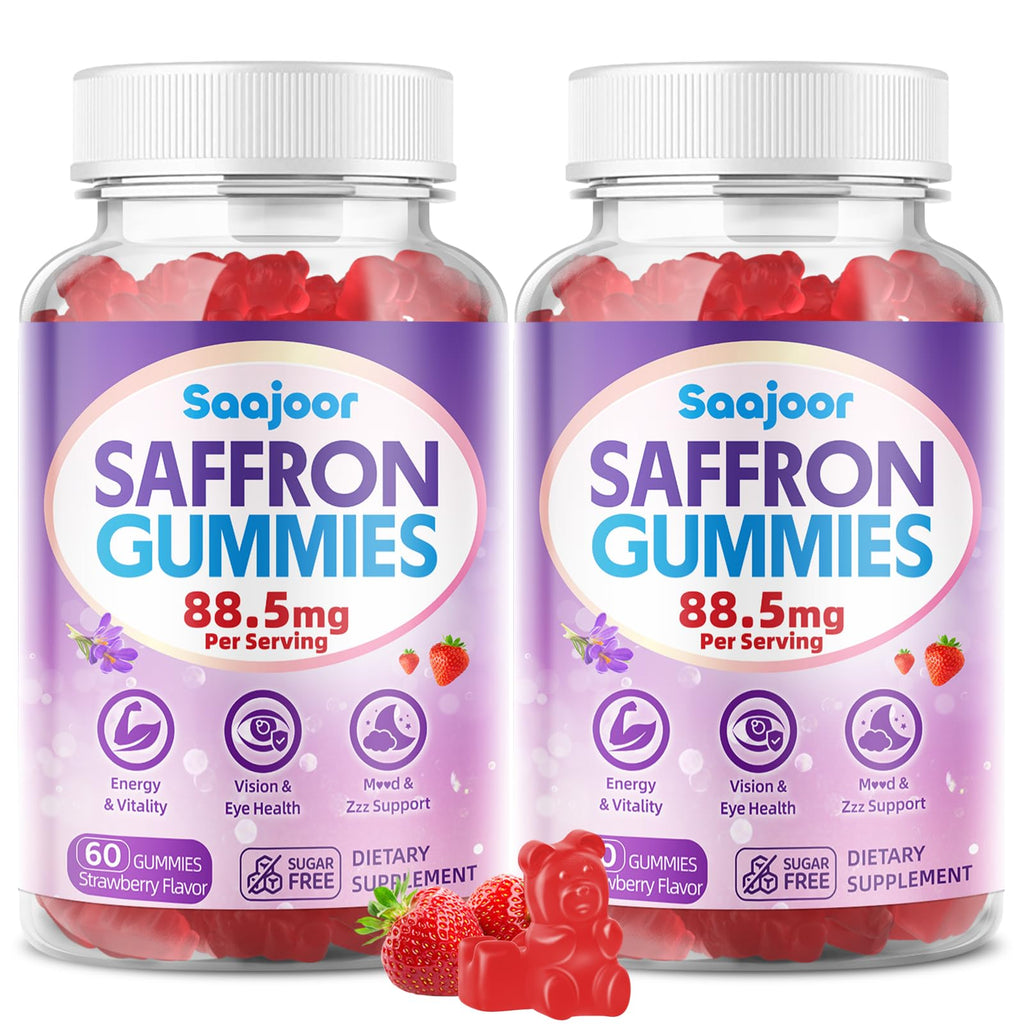 Saffron gummies for mood support