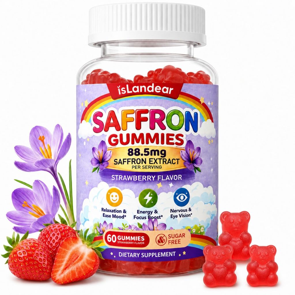 Saffron gummies for mood support