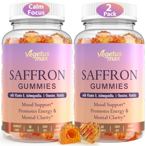 Saffron gummies for mood support