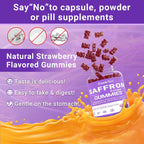 Saffron gummies for stress relief