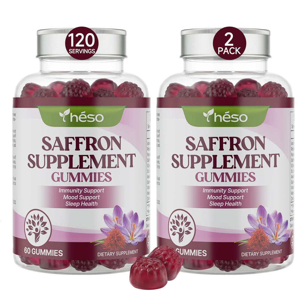 Saffron gummies for stress relief
