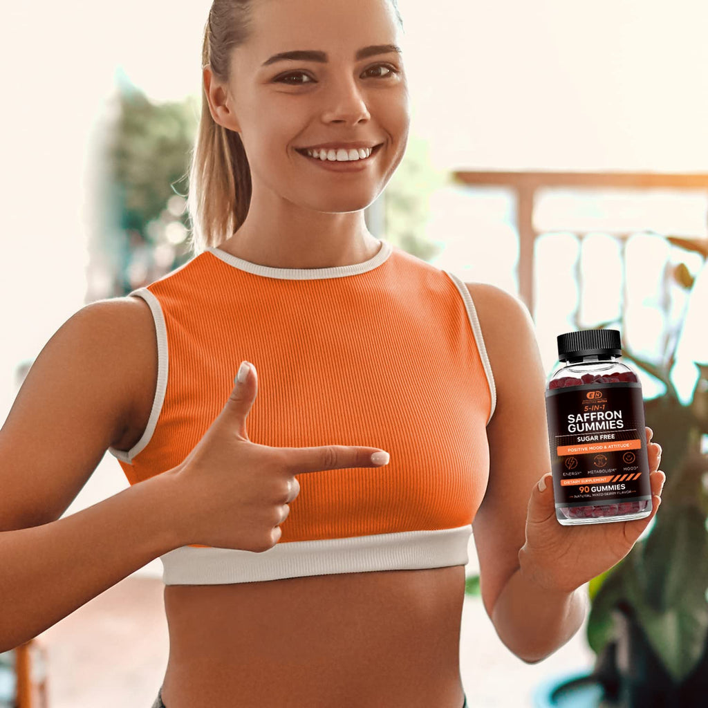 Saffron gummies to boost emotional balance
