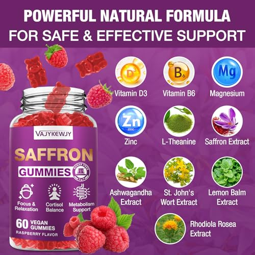Saffron gummies with 120 count