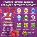 Saffron gummies with 120 count
